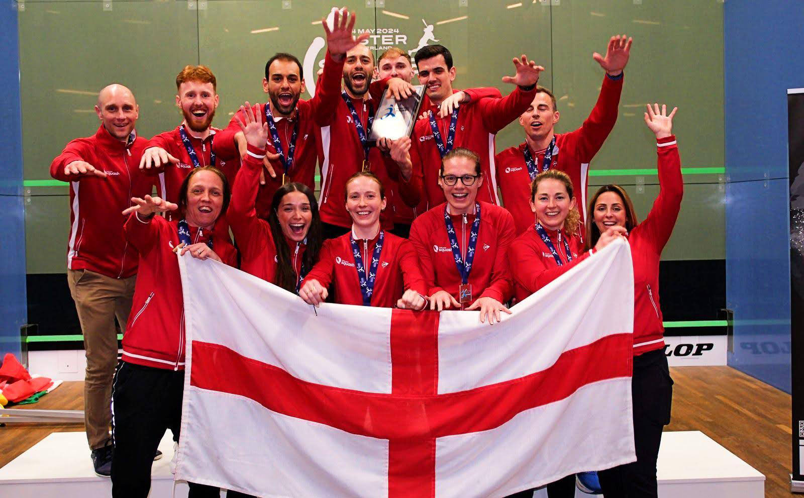 England Squash - England capture 2024 European Team gold and silver