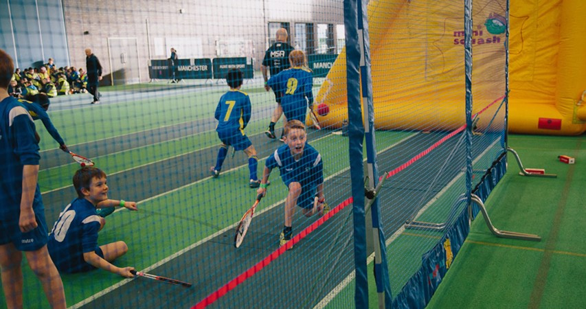 England Squash - Kids make a racket at World Championships schools ...