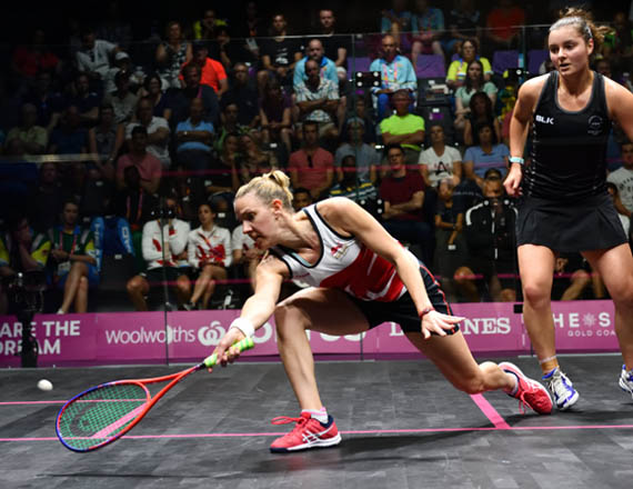 England Squash - England continue stellar run at Commonwealth Games