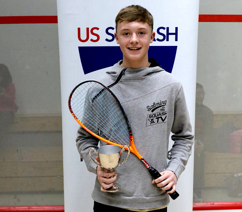 England Squash - Sam Todd lifts second US Open Junior title