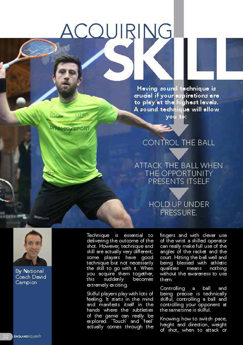 England Squash - Download the all-new England Squash Magazine