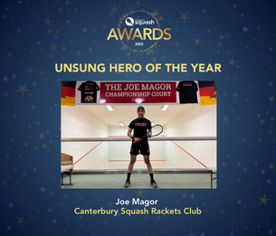 England Squash - Unsung Hero Joe Magor revolutionising competitive ...