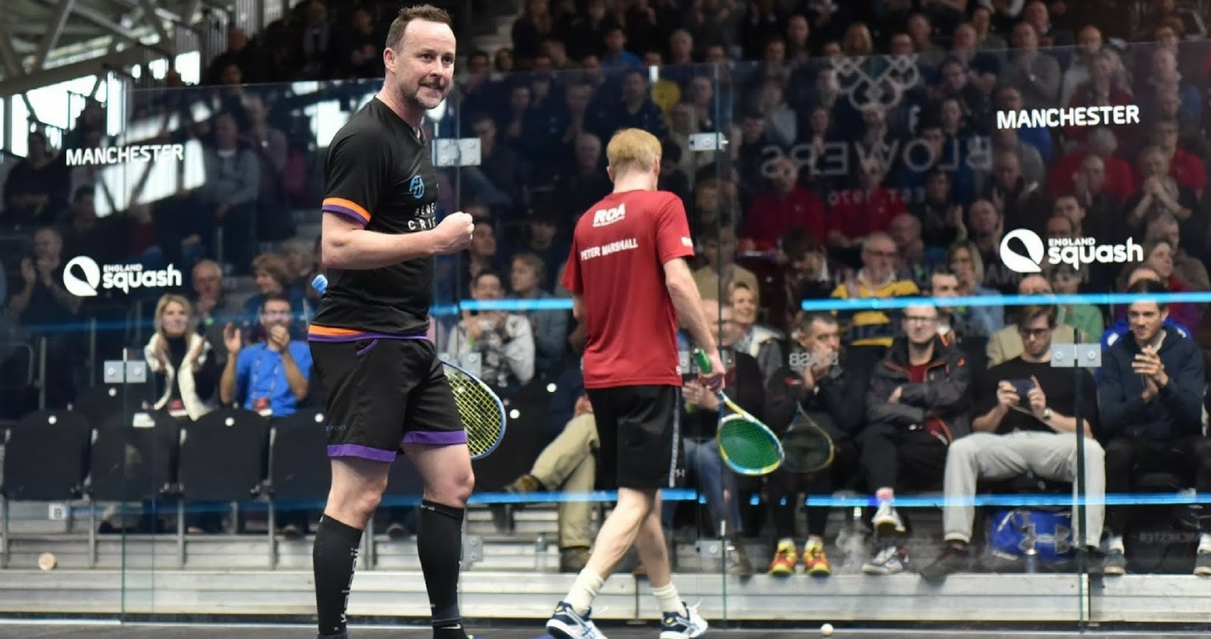 England Squash - Nick Taylor defeats Peter Marshall to win memorable ...