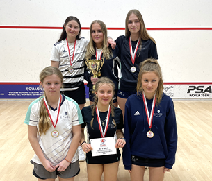 England Squash - Epsom lead the way at 2024 National Schools Championships